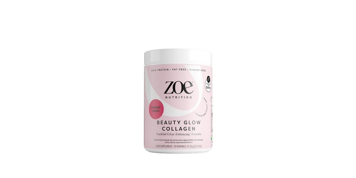 ZOE Nutrition Beauty Glow Collagen, Raspberry - 250 grams - Odżywki i ...
