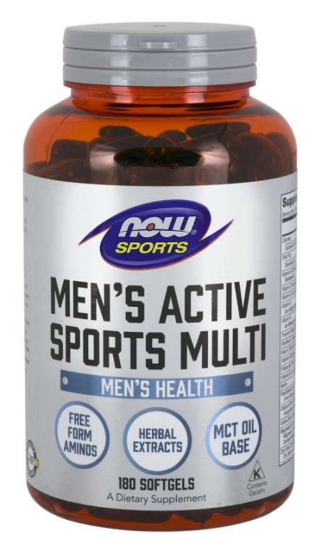 NOW Foods Men's Active Sports Multi - Odżywki i suplementy tabletki na ...