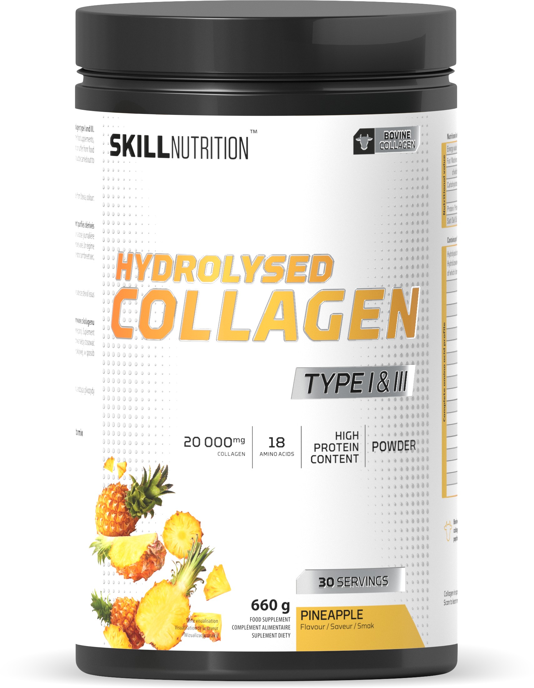 Skill Nutrition Hydrolysed Collagen Type I & III - Odżywki i suplementy ...